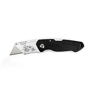 Hyper Tough FOLDING LOCK-BACK UTILITY KNIFE Quick-Change Blade DURABLE HANDLE