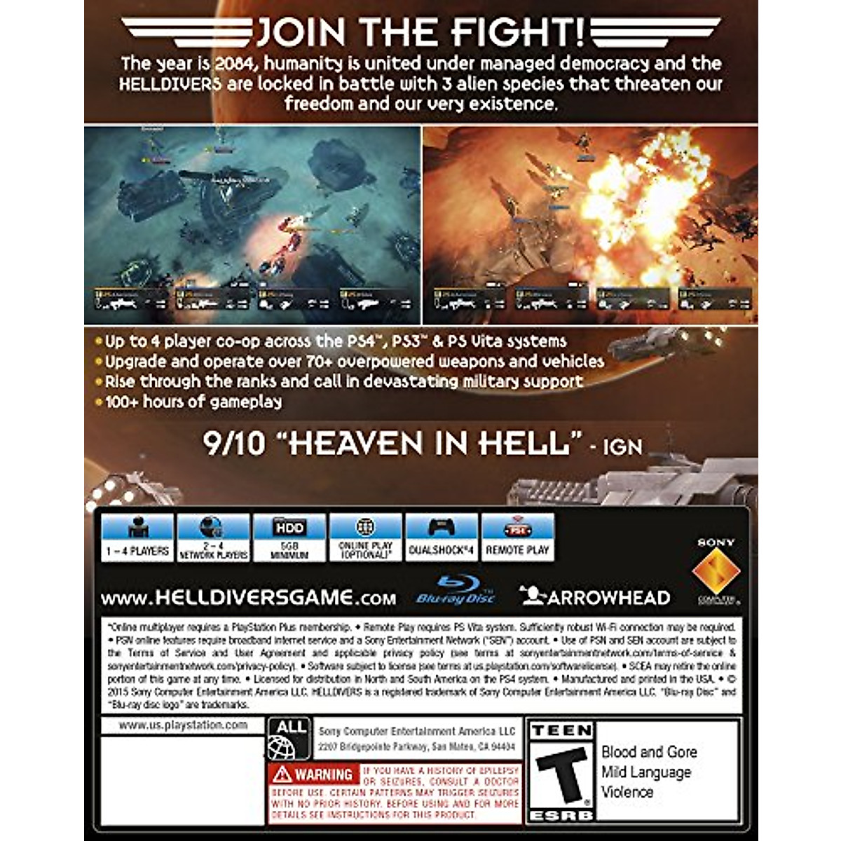 Helldivers Super Earth Edition - PlayStation 4