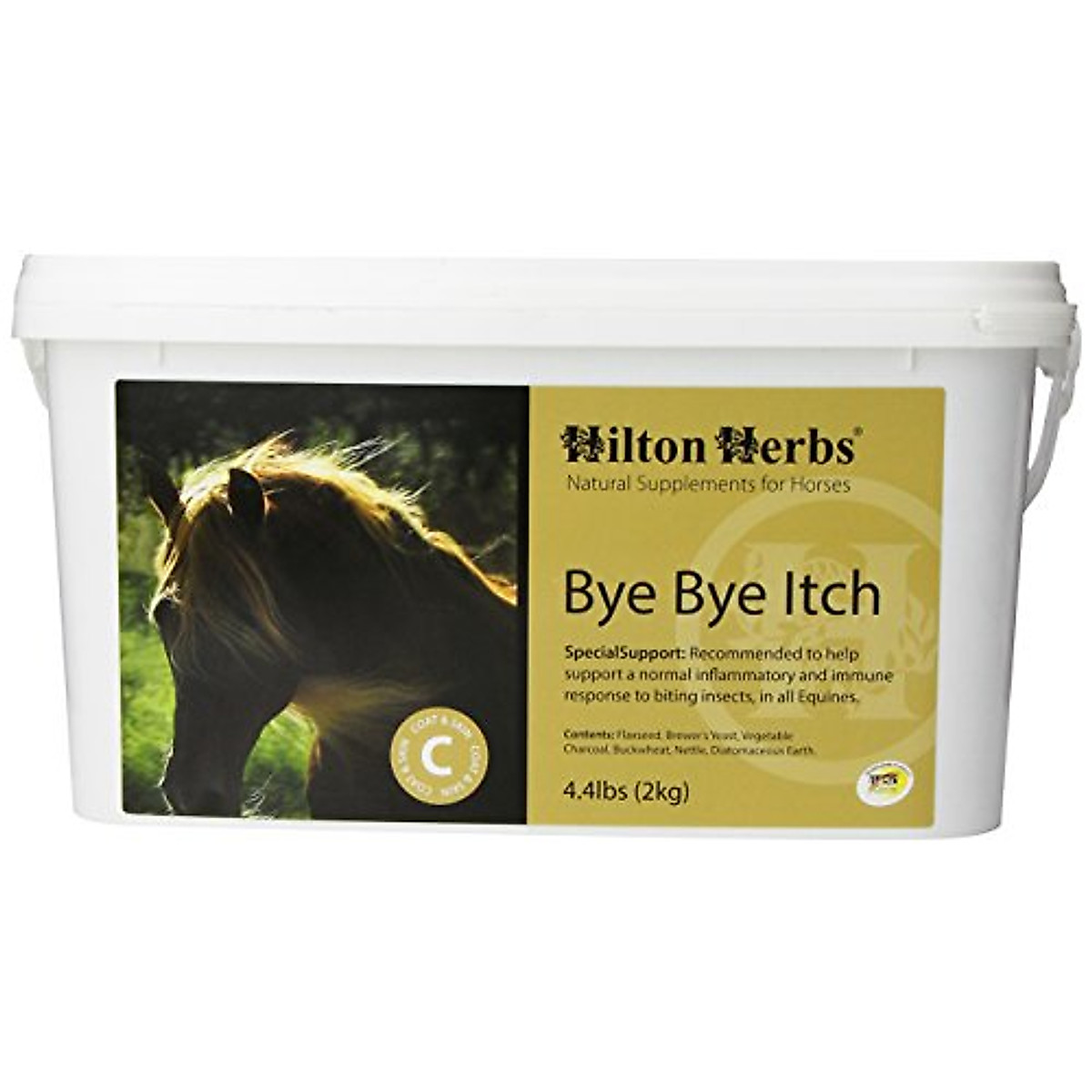 Hilton Herbs Bye Bye Itch Seasonal Skin Allergy Supplement for Horses, 2kg Tub