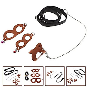 Balacoo Sugar Glider Rope Small Dog Leash Puppy Leash 1 Set Sugar Glider Traction Rope Outdoor Sugar Glider Harness Hauling Rope Bunny Harness Rabbit Harness