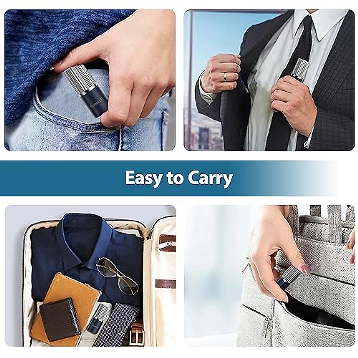 SweetLF Mini Electric Razor,Compact Electric Shaver, Travel Mens Shaver Electric Razor for Men Shavers for Men Mini Electric Shaver with Floating Head