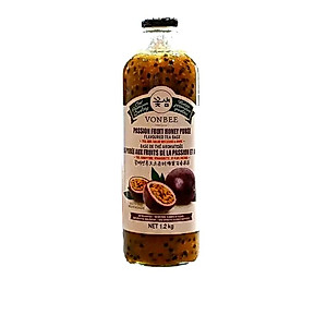 Al Amin Foods Vonbee Passion Fruit Honey Puree. One Bottles 42.32oz/ 2.6lb. Quite good and very versatile.
