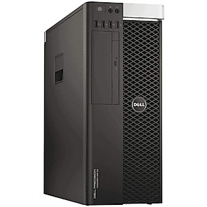 Precision T5810 Gaming/Studio/Music Production Workstation, Intel E5-1650 v4 6-Core up to 4.0GHz, 32GB RAM, 1TB NVMe M.2 SSD + 3TB, GeForce RTX 2060 6GB, USB 3.0, Windows 10 Pro (Renewed)
