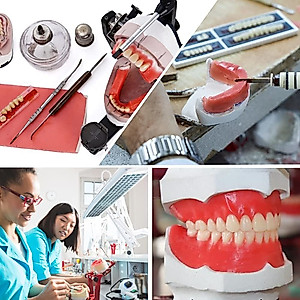 17Pcs Red Dental Wax Sheets, Base Plate Wax for Dentist, 1.3/2mm Thickness Casting Modeling Wax Sheets Supply for Modelling/Filling Oral Care,Denture Lab Equipment (480g)