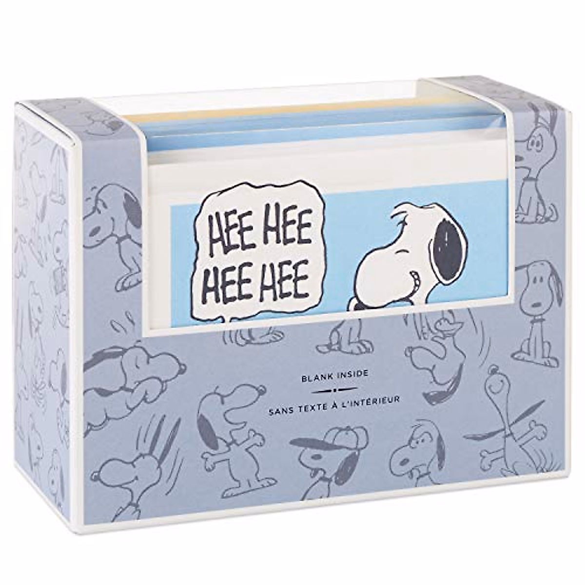 Hallmark Peanuts Blank Cards Assortment, 70th Anniversary (40 Note Cards with Envelopes)