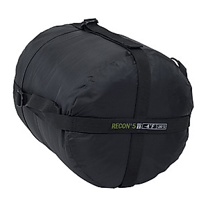 Recon 5 Sleeping Bag - Rated -4°F / -20°C (Black)