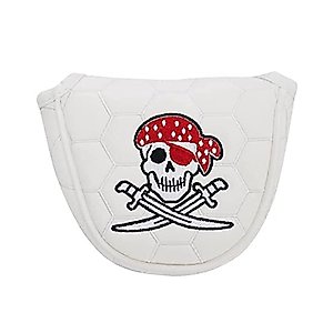 GOLTERS Golf Club Covers Mallet Putter Cover Magnetic Headcover Leather Magnetic Closure for Scotty Cameron Odyssey Taylormade Ping Golf Gift for Men Women Golfer