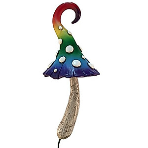 GlitZGlam Magical Miniature Mushroom Collection - 4 Fairy Garden Beautiful Miniature Mushrooms Included. A Gnome- Fairy Garden Accessory