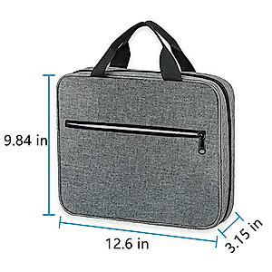 Portable Large Size Bible Cover for Women Bible Cover for Men Bible Bag and Totes Travel Tablet File Dust Bag for Woman,Man Grey (Bag-1)