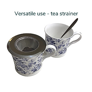 BaraBara Kitchen Sink Strainer, Stainless Steel Sink Drain Strainer, Kitchen Sink Strainer Basket, 6 Pieces Ideal for Kitchen, Bathroom, Shower Room.