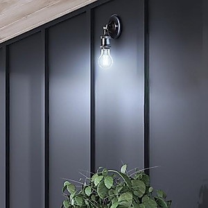 Feit Electric LED Built-in Dusk to Dawn Sensor Intellibulb - Clear Filament A19 with an E26 Medium Base Light Bulb - 60W Equivalent - 15 Year Life - 800 Lumen - 5000K Daylight