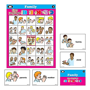 Super Duper Publications | American Sign Language Bingo Game | Educational Learning Resource for Children