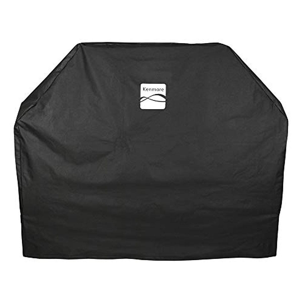 Kenmore 3-Burner Outdoor BBQ Grill, Teal & PA-20281 BBQ Grill Cover, Heavy Duty Weatherproof Fabric for Outdoor Patio Backyard, Fits Grills up to 56" Width, Black