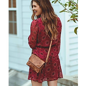 BedStu Ziggy Crossbody Bag Tan