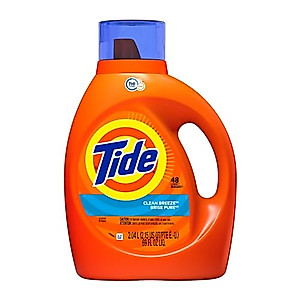 Tide Tide Liquid Laundry Detergent, Clean Breeze, 48 loads, 69 fl oz, 69 Fl Oz