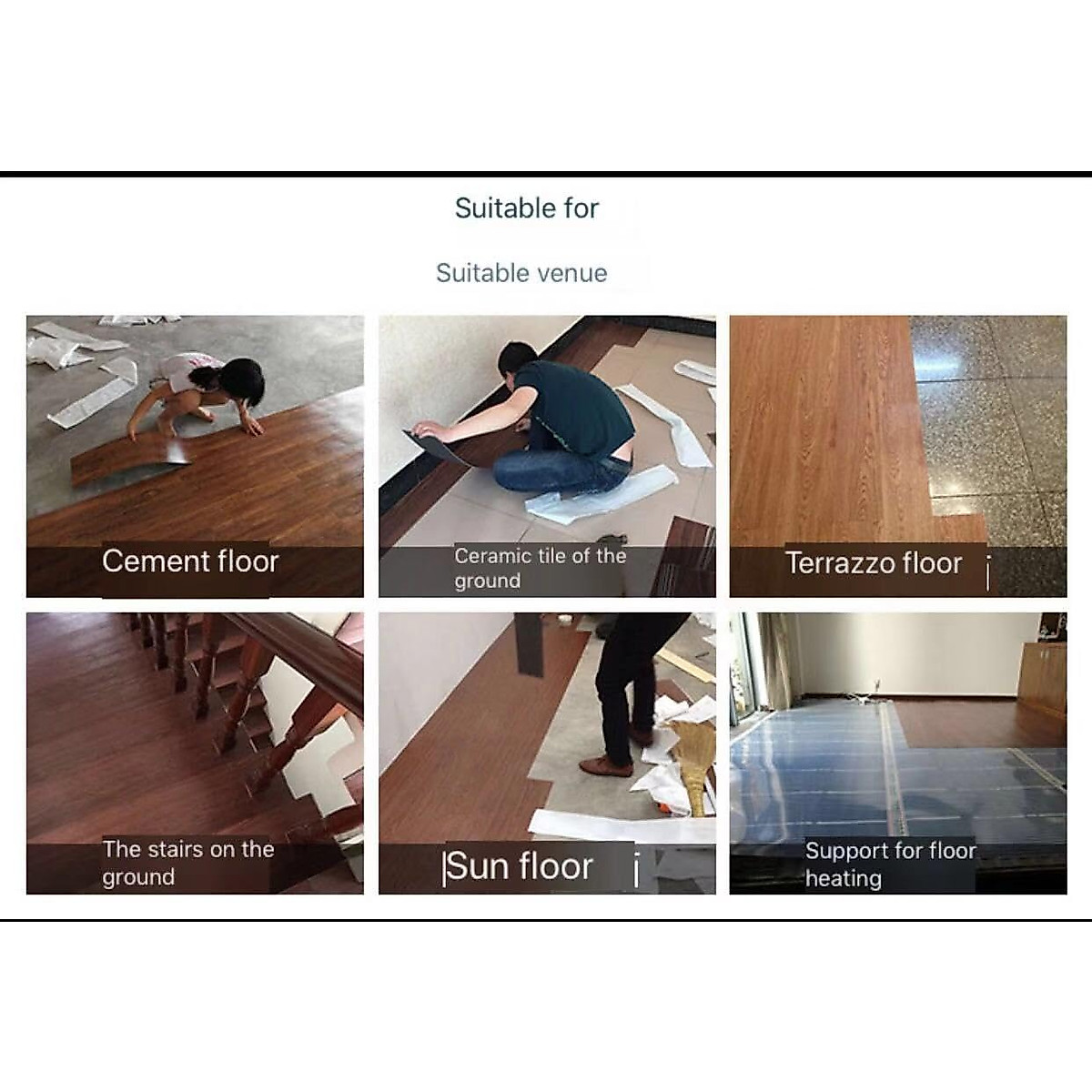 Vinyl Peel and Stick Floor Tile, Self-Adhesive Wood Plank, 10-Pack (15 Square Feet) - 6 Inch Width, 36 Inch Length, 1.2mm - Hickory - Easy DIY Nexus Planks for Any Room by Achim Home Decor