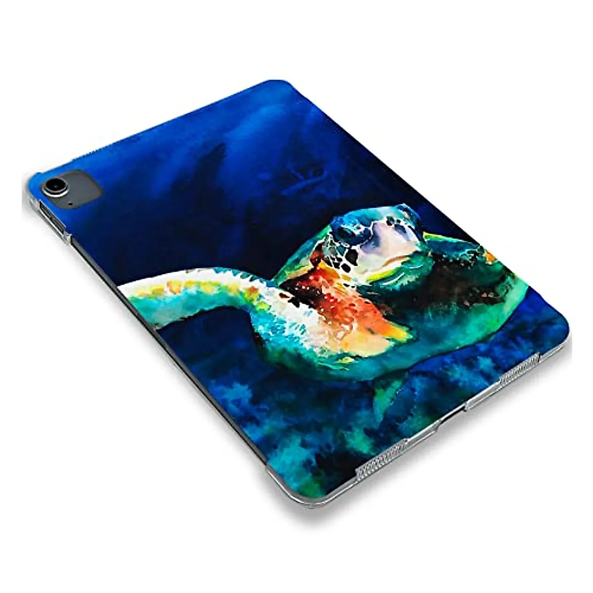 Cute Ocean Turtle Painted case Compatible with iPad Mini Air Pro 7.9 8.3 9.7 10.2 10.9 11 12.9 inch Pattern Cover New 2022 2021 Trifold Stand 3 4 5 6 7 8 9 Generation 91 (10.2" 7/8/9 gen)