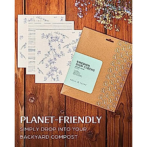 BELLE TERRE Roll-Up Dish Drying Rack & Swedish Dish Cloth Set - Space-Saving Sink Rack (20.5" x 15.5") with Utensil Tray & Reusable Absorbent Cloths - Solid Steel Construction & Cellulose Material