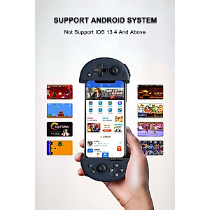 FLYDIGI Wee2T Telescopic Gamepad with Carry Case, Portable Gamepad with Flymapping Technology, Compatible for Android Gaming Devices within 3.5-6.3 Inch (75-165mm). Faster Connection.