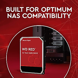 WD Red 4TB NAS Internal Hard Drive - 5400 RPM Class, SATA 6 Gb/s, SMR, 256MB Cache, 3.5" - WD40EFAX (Renewed)
