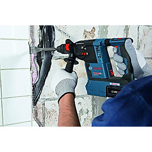 Bosch GBH18V-26K24 18V EC Brushless 1" SDS-plus Bulldog Rotary Hammer Kit with CORE18V 6.3 Ah Batteries