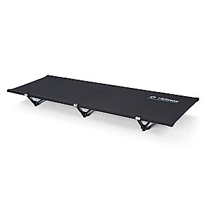 Helinox Cot One Lightweight, Compact, Collapsible, Portable Camping Cot, Regular, Black