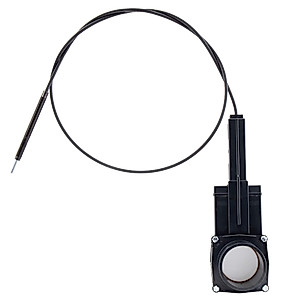 RecPro RV 3" Waste Valve | Holding Tank Termination Valve | 6-ft Release Handle