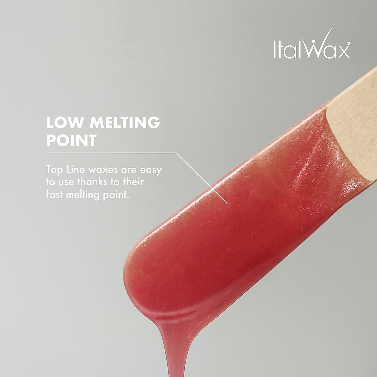 Italwax Top Line Pink Pearl - 750g / 1.65lb - Hard wax beads for hair removal - Unscented - Synthetic formulation ideal for sensitive skins - Recommended for Bikini Area and Armpits