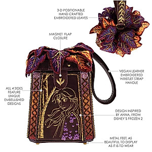 Mary Frances Disney Frozen 2 Anna 3-D Leaves Top Handle Bag Purse, Multi