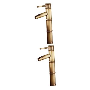 jojofuny 2 Pcs Bathroom Accessories Bathtub Kitchen Faucet Kitchen Sink Tap Bathroom Sink Faucet Bathroom Faucet Faucets for Bath Sinks Faucet for Kitchen Sink Water Tap All Bronze Sprayer