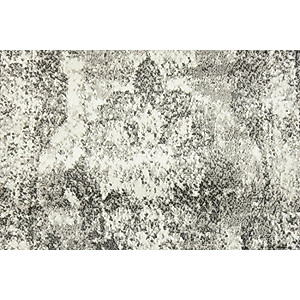 Unique Loom Sofia Collection Area Rug - Salle Garnier (2' x 6' 9" Runner, Gray/ Ivory)