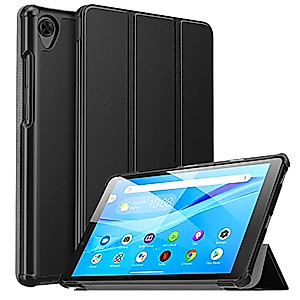 MoKo Case for Lenovo Tab M8 /Smart Tab M8 / Tab M8 FHD Case Model TB-8505F/TB-8505X/TB-8505FS/TB-8705F, Slim Lightweight Smart Shell Stand Cover Case for Lenovo Tab M8 HD/Tab M8 HD LTE, Black