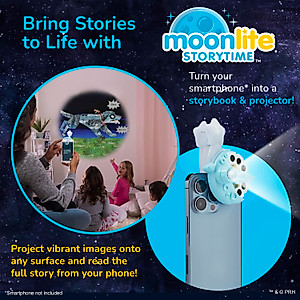 Moonlite Mini Projector With 4 Classic Eric Carle Stories, A New Way To Read Stories Together, 4 Eric Carle Digital Stories With Light Projector