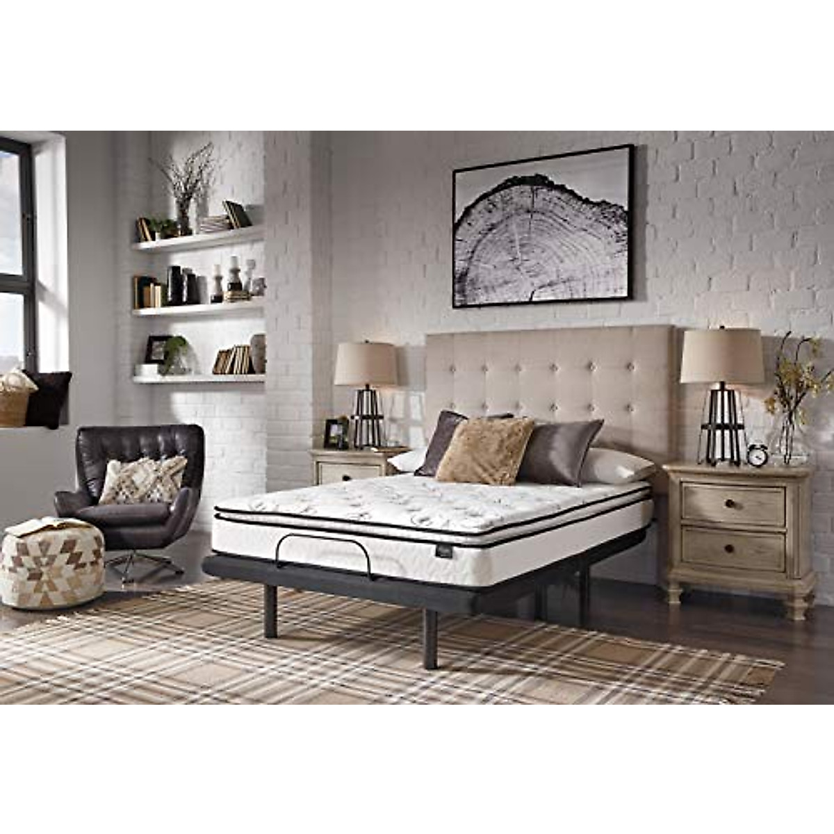 Signature Design by Ashley Adjustable Power Mattress Massage Base with Remote Control, California King
