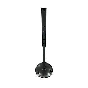 SmartSign - K-BASE-14 Cast Iron Sign Base By | 14” Od Stand With 4’ Post And Sign Bolts & Nuts Black