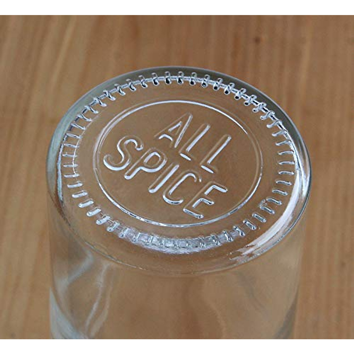 AllSpice 3” Glass Spice Jars 3 fluid ounces- 18 pack