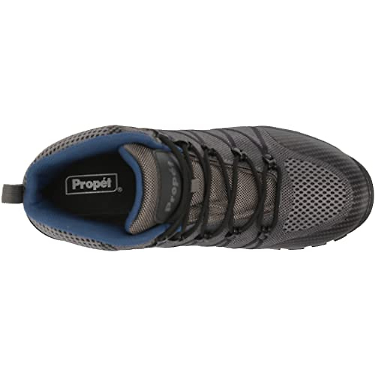 Propét mens Traverse Hiking Boot,Grey/Black,11.5 Wide US