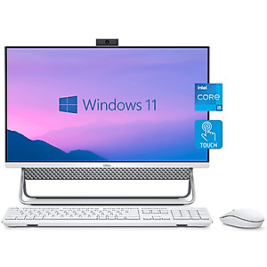 Dell Newest Inspiron 24 5400 All-in-One Touchscreen Desktop, 24" FHD Touch Display, Intel i5-1135G7, 16GB RAM, 1TB SSD, Pop-up Webcam, Wi-Fi 6, Wireless Keyboard&Mouse, Win11 Home, Silver