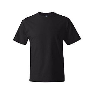 Hanes 6.1 oz. Beefy-T Tall, LT, BLACK