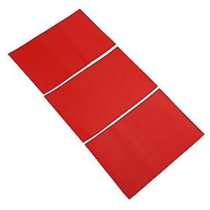 VGEBY1 Kayak Repair Patches, 3pcs Raft PVC Repair Tool Kit Waterproof Patches for Kayak Inflatable Raft(Red)