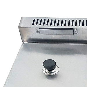 3 Pan 6L Pans Gas Deep Fryer Countertop, Commercial Food Warmer Heater Stainless Steel Buffet Countertop Heating Pot Steamer Soup Warmer for Catering and Restaurant