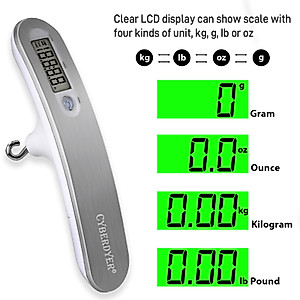 110 lbs Digital Bow Scale Recurve Archery Bow Scale Bow Poundage Scale Hunting Scale Luggage Scale with Peak and Hold Scale LCD Display