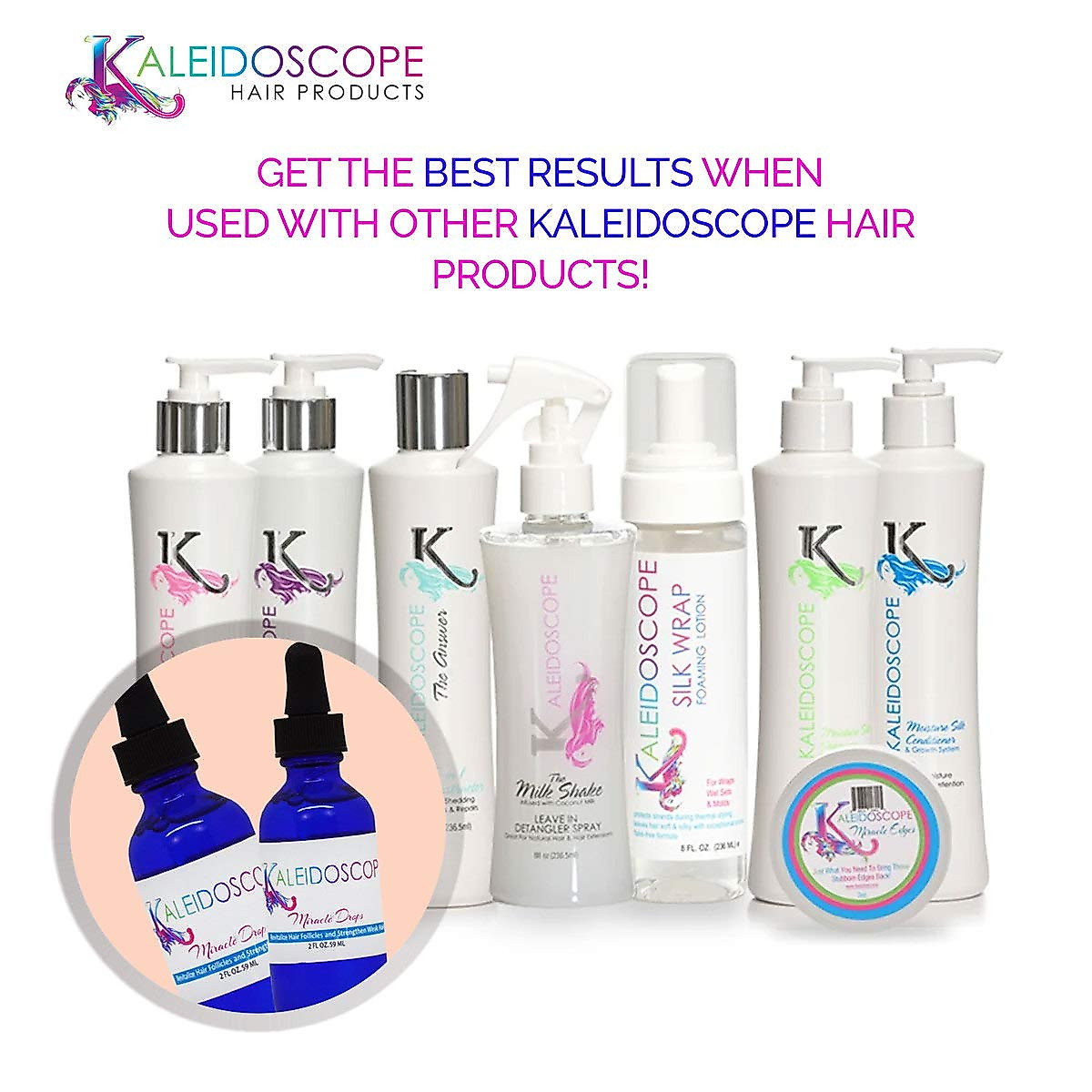 Miracle Drops Hair Oil, 2 Ounces-2 Pack