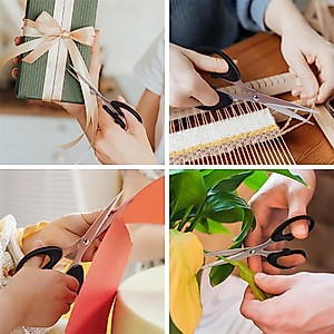 Kitchen Shears Set - QtoiKce Kitchen Scissors 3 Pack All Purpose Poultry Shears,Stainless Steel Sharp Utility Cooking Scissors for Home