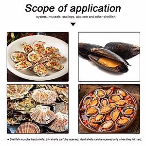 JIAWANSHUN Oyster Shucker Manual Oyster Shucking Machine Oyster Shell Opener Machine Oyster Opener Set Clam Opener Oyster Sheller Oyster Shucking Tool Seafood Tools