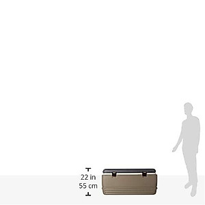 Igloo Sportsman 120Qt Rugged Ice Retention Cooler, sandstone
