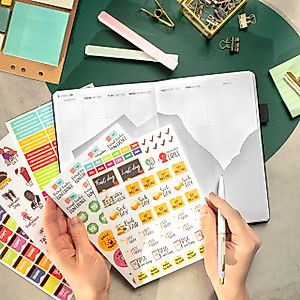 Clever Fox Teacher Planner – School Year Planner with Calendars & Lesson Plans – Teacher Plan Book for Classroom & Homeschool Organization - Undated, A5 Size, Hardcover (Black)