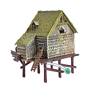 Saim Windmill Live Action Aquarium Ornaments/Air Pump Aquarium Bubble Decorations