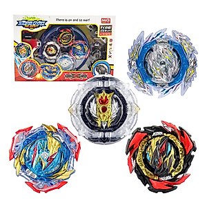 Battling Top Burst Stadium Battle Game Set,4 Spinning Tops 2 Launchers 1 Arena Combat Game,Battling Game Toys Birthday Gifts for 8-12 Boys Children Kids