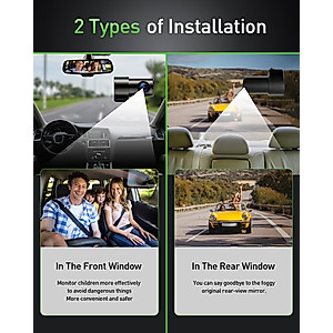 GMAIPOP Dash Cam Front and Rear 4K+2K, Dual WiFi Dash Camera for Cars with 64GB Card, 3" IPS dashbord dashcam 24/7 Parking Mode,Night Vision,G-Sensor, Loop Recording,170° Wide Angle